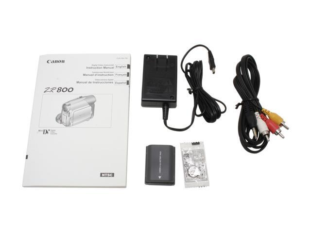 Canon ZR800 Silver 2.7"LCD 35X Optical Zoom Digital Camcorder - Newegg.com
