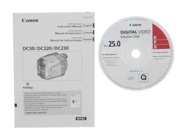 Canon DC230 DVD Camcorder - Newegg.com
