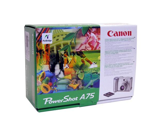 Canon PowerShot A75 Silver 3.2MP Digital Camera - Newegg.com