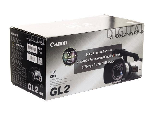 Canon GL2 3CCD 2.5"LCD 20X Optical Zoom Professional Camcorder - Newegg.com