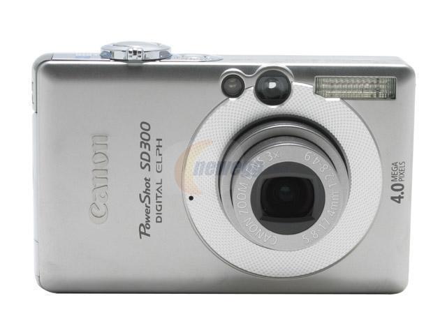 Canon SD300 Silver 4.0MP Digital Camera - Newegg.com