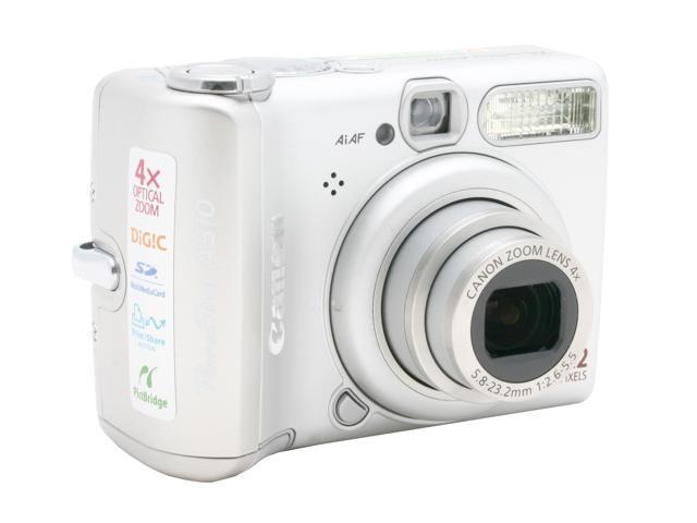 Canon PowerShot A510 Silver 3.2MP Digital Camera - Newegg.com