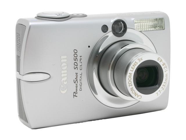 Canon SD500 Silver 7.1MP Digital Camera - Newegg.com