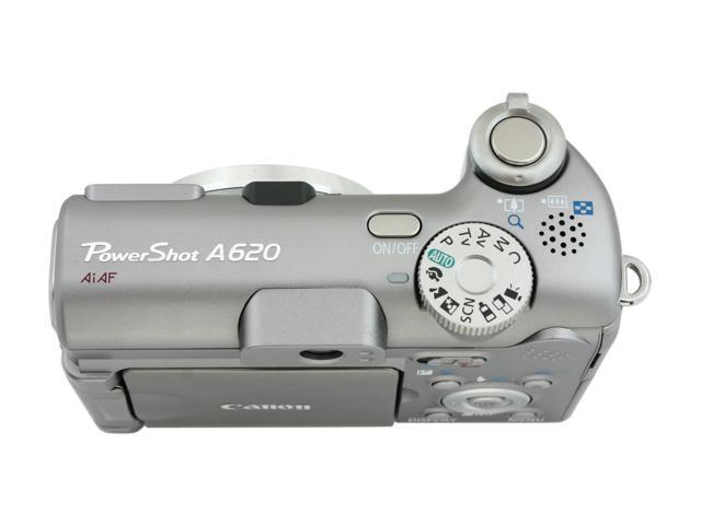 Canon PowerShot A620 Silver 7.1 MP Digital Camera - Newegg.com