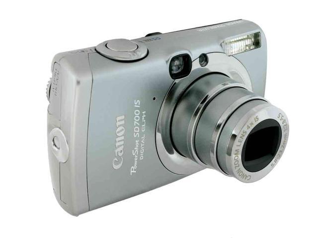 Open Box: Canon SD700 IS Silver 6.0 MP Digital Camera - Newegg.com