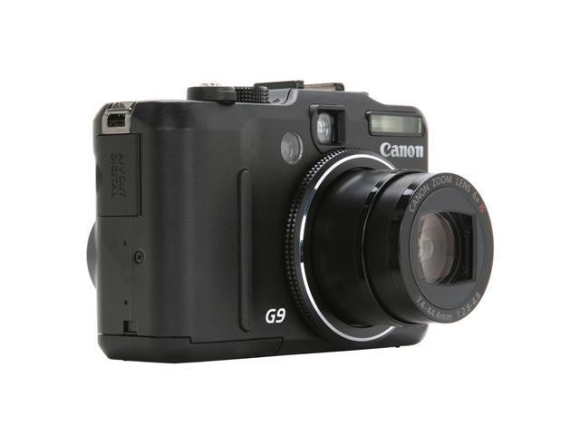 Canon PowerShot G9 Black 12.1 MP Digital Camera - Newegg.com
