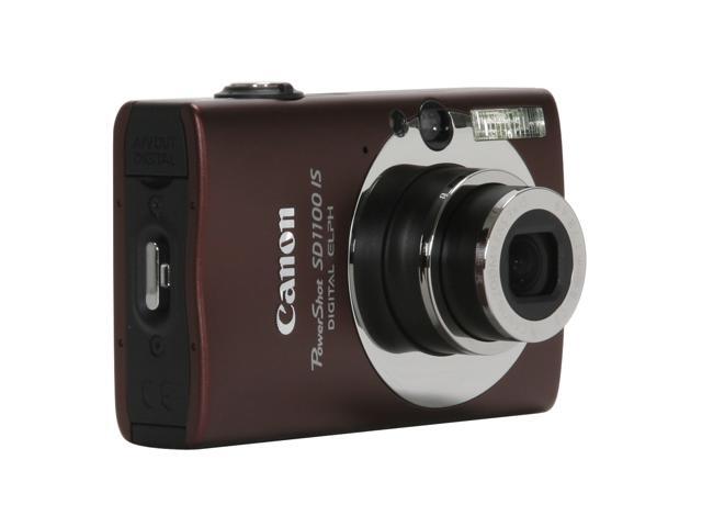 Canon PowerShot SD1100 IS Brown 8.0 MP Digital Camera - Newegg.com