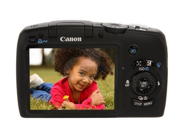 Canon PowerShot SX110 IS Black 9.0 MP Digital Camera - Newegg.com