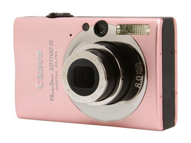 Canon PowerShot SD1100 IS Pink 8.0 MP Digital Camera and SELPHY CP760 ...