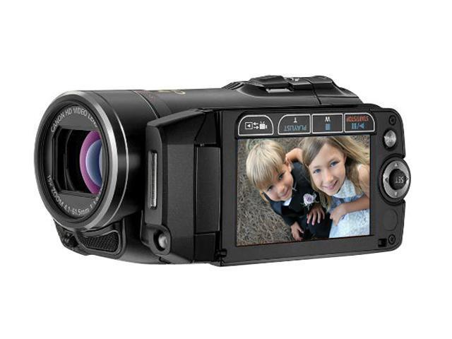 Canon VIXIA HF20 Black 1/4" CMOS 3.31 MP 2.7" 211K 15X Optical Zoom ...