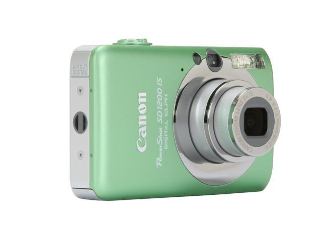 Canon PowerShot SD1200 IS Green 10.0 MP Digital Camera - Newegg.com