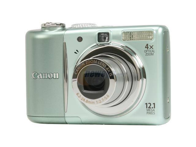 Canon PowerShot A1100 IS Green 12.1 MP Digital Camera - Newegg.com