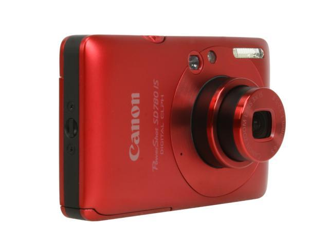 Canon PowerShot SD780 IS Red 12.1 MP Digital Camera - Newegg.com