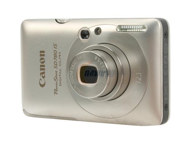 Canon PowerShot SD780 IS Silver 12.1 MP HD Movie Digital Camera ...
