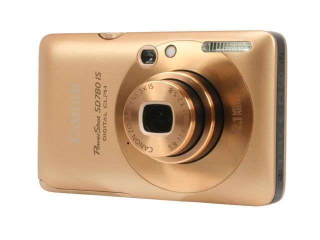Canon PowerShot SD780 IS Gold 12.1 MP Digital Camera - Newegg.com