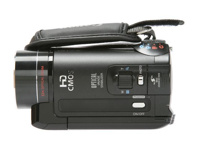 Refurbished: Canon VIXIA HF10 Black Full HD Dual Flash Memory Camcorder ...