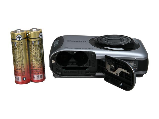 Canon PowerShot A490 Silver 10.0 MP Digital Camera - Newegg.com