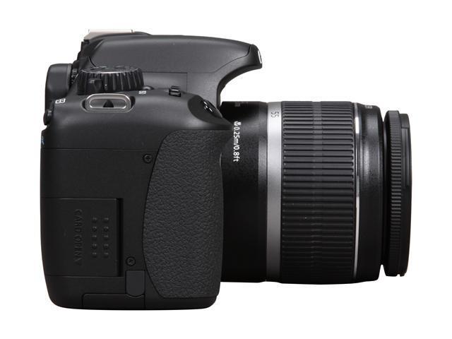 Canon EOS Rebel T2i Black Digital SLR Camera w/ EF-S 18-55mm f/3.5-5.6 ...