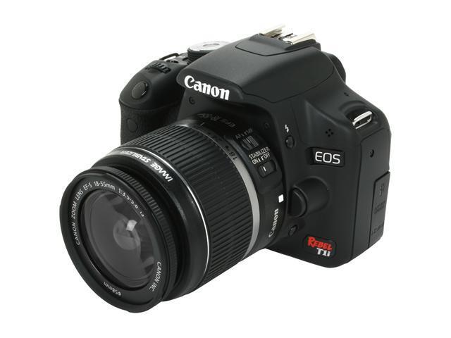 Canon EOS Rebel T1i NFL Sideline Kit Black Full HD Movie Digital SLR ...