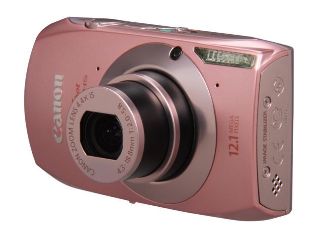 Canon ELPH 500 HS Pink 12.1 MP 24mm Wide Angle Digital Camera - Newegg.com
