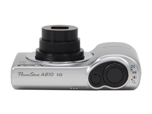 Canon PowerShot A810 Silver 16 MP 28mm Wide Angle Digital Camera ...