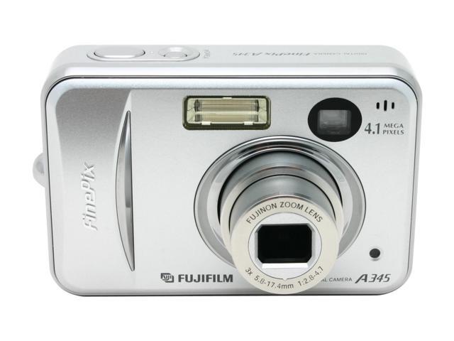 FUJIFILM A345 Silver 4.1 MP Digital Camera - Newegg.com