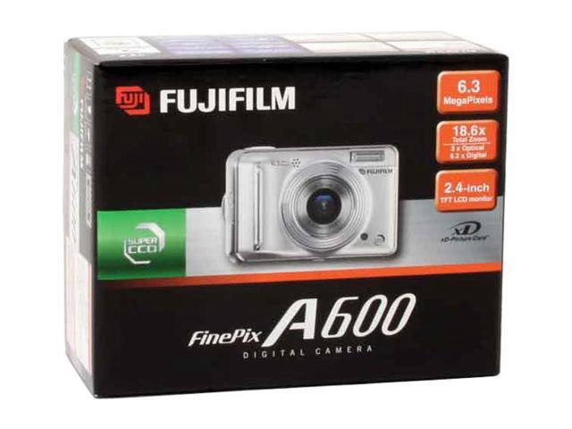 FUJIFILM FinePix A600 Silver 6.0 MP Digital Camera - Newegg.com