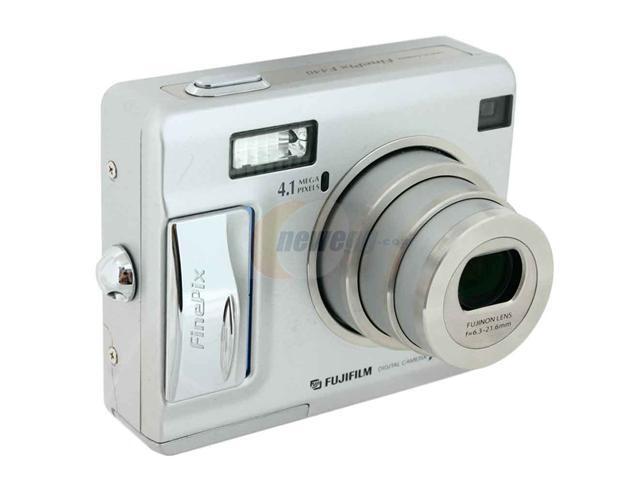 Refurbished: FUJIFILM Finepix F440 Silver 4.1 MP Digital Camera ...