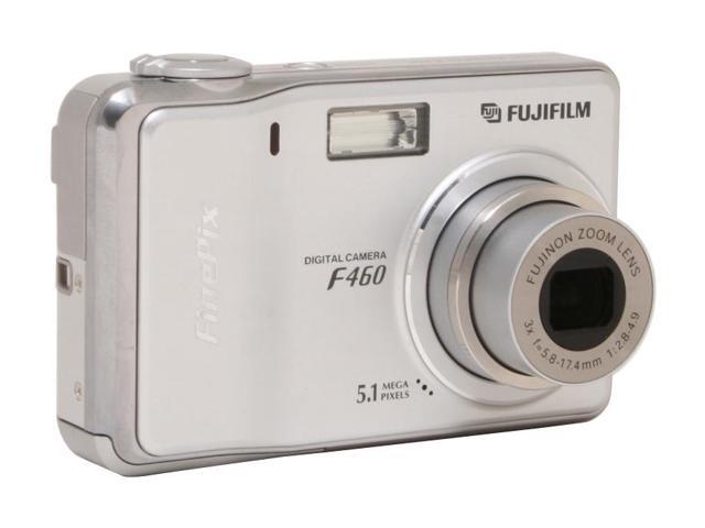 Refurbished: FUJIFILM F460 Silver 5.1 MP Digital Camera - Newegg.com