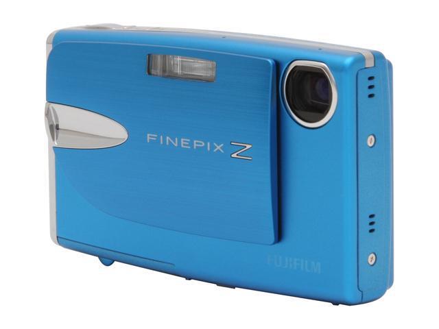 Refurbished: FUJIFILM FINEPIX Z20fd Ice Blue 10.0 MP Digital Camera - Newegg.com