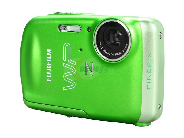 Refurbished: FUJIFILM FinePix Z33WP Green 10.0 MP Waterproof Digital Camera - Newegg.com