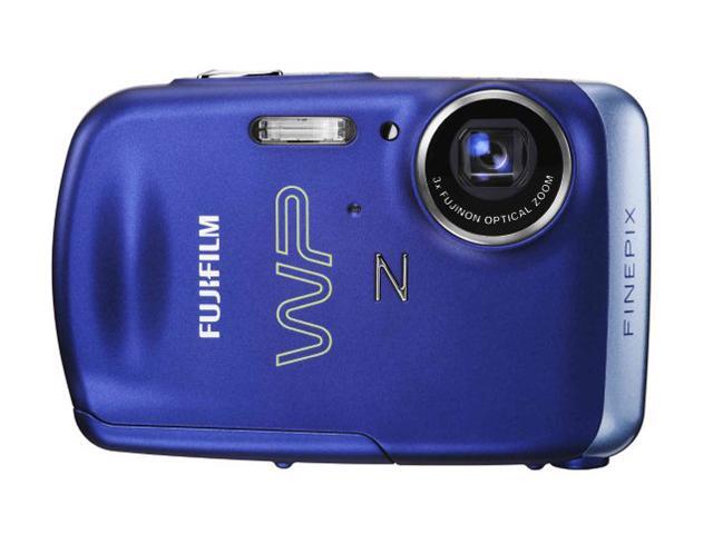 Refurbished: FUJIFILM FinePix Z33WP Blue 10.0 MP Waterproof Digital Camera - Newegg.com