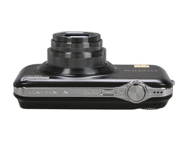 FUJIFILM FINEPIX JX250 Black 14 MP 28mm Wide Angle Digital Camera ...