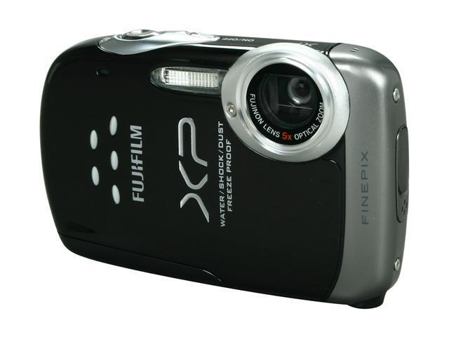 FUJIFILM FINEPIX XP10 Black 12.0 MP Waterproof Shockproof Digital ...