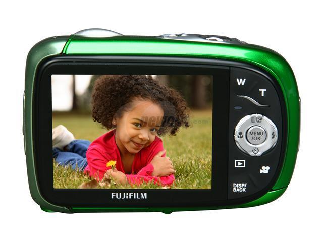 FUJIFILM FINEPIX XP10 Green 12.0 MP Waterproof Shockproof Digital Camera - Newegg.com