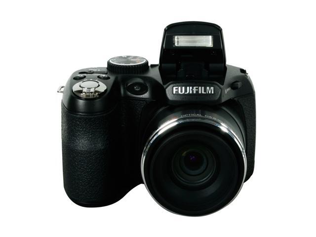 FUJIFILM FINEPIX S1800 Black 12.0 MP 28mm Wide Angle Digital Camera ...