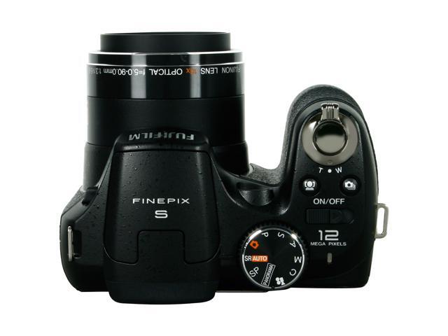 FUJIFILM FINEPIX S1800 Black 12.0 MP 28mm Wide Angle Digital Camera ...