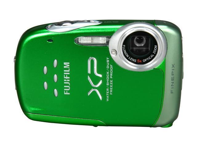 Refurbished: FUJIFILM FINEPIX XP10 Green 12.0 MP Waterproof Shockproof Digital Camera - Newegg.com