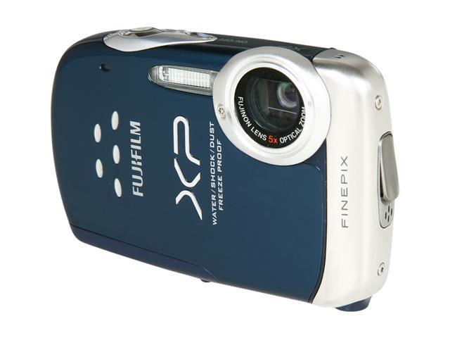Refurbished: FUJIFILM FINEPIX XP10 Blue 12.0 MP Waterproof Shockproof Digital Camera - Newegg.com