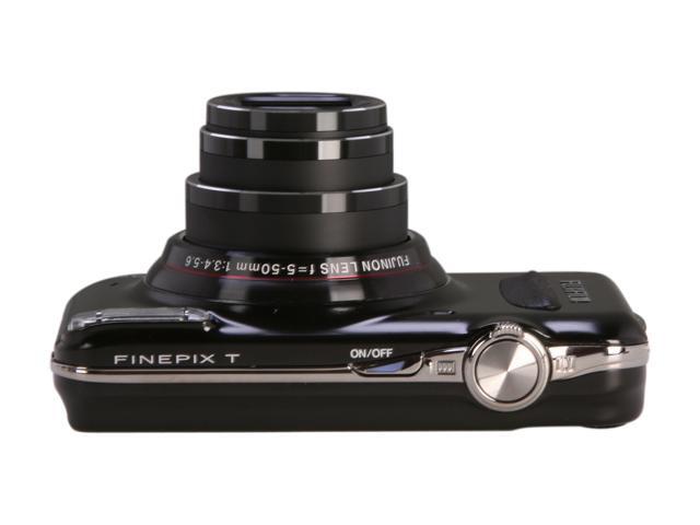 FUJIFILM FinePix T300 Black 14 MP Wide Angle Zoom Digital Camera with ...