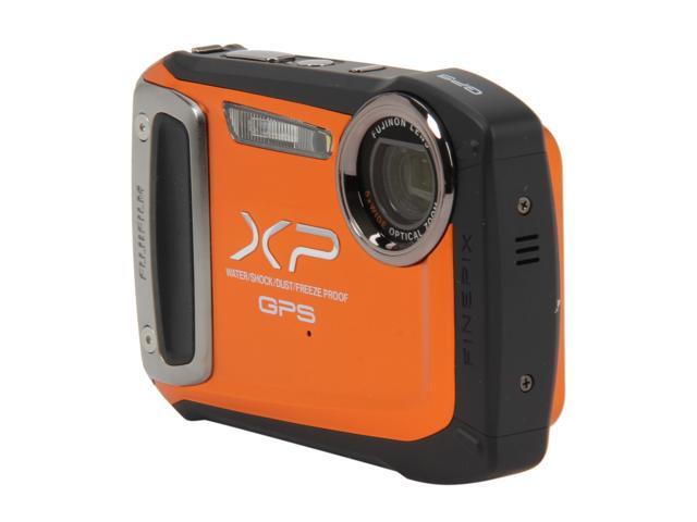 FUJIFILM XP150 Orange 14.4 MP Waterproof Shockproof Wide Angle Digital ...