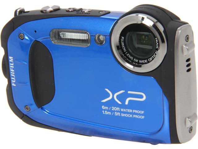FUJIFILM FinePix XP60 16318306 Blue 16.4 MP 2.7" 230K Digital Camera - Newegg.com