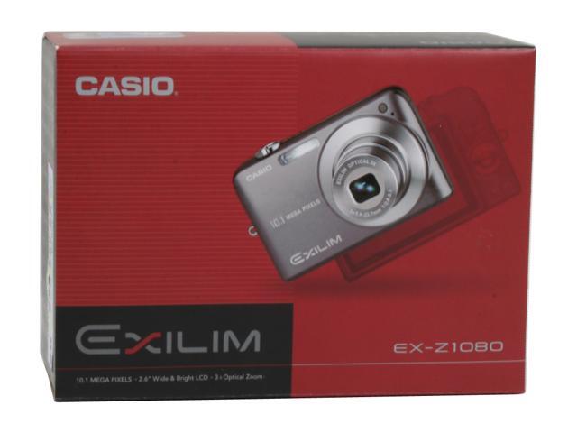 CASIO Exilim EX-Z1080 Gray 10.1 MP Digital Camera - Newegg.com