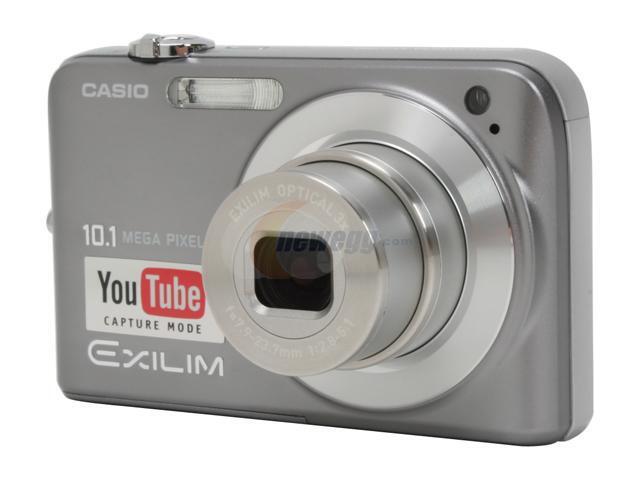CASIO Exilim EX-Z1080 Gray 10.1 MP Digital Camera - Newegg.com