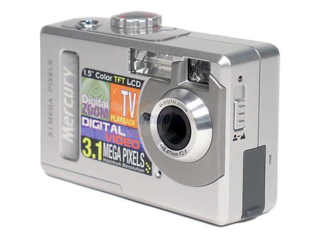 Open Box: Mercury 3.1 Classic Cam Silver 3.1MP Digital Camera - Newegg.com