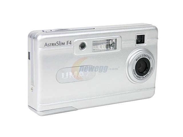 UMAX Astra Slim F4 Silver 3.0MP Digital Camera - Newegg.com