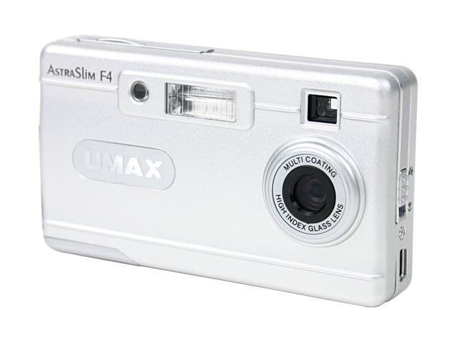 UMAX Astra Slim F4 Silver 3.0MP Digital Camera - Newegg.com