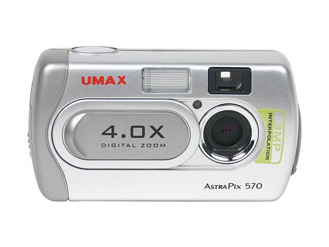 UMAX AstraPix 570 Silver 2MP Digital Camera - Newegg.com