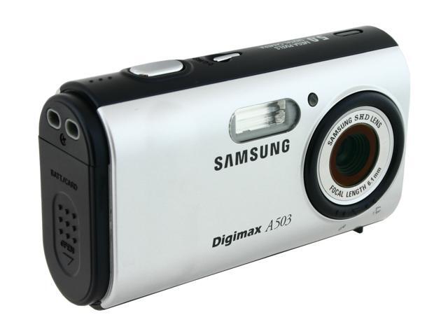SAMSUNG Digimax A503S Silver 5.0 MP Digital Camera - Newegg.com