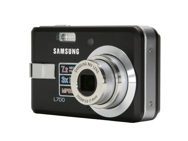 SAMSUNG L700B Black 7.2 MP Digital Camera - Newegg.com
